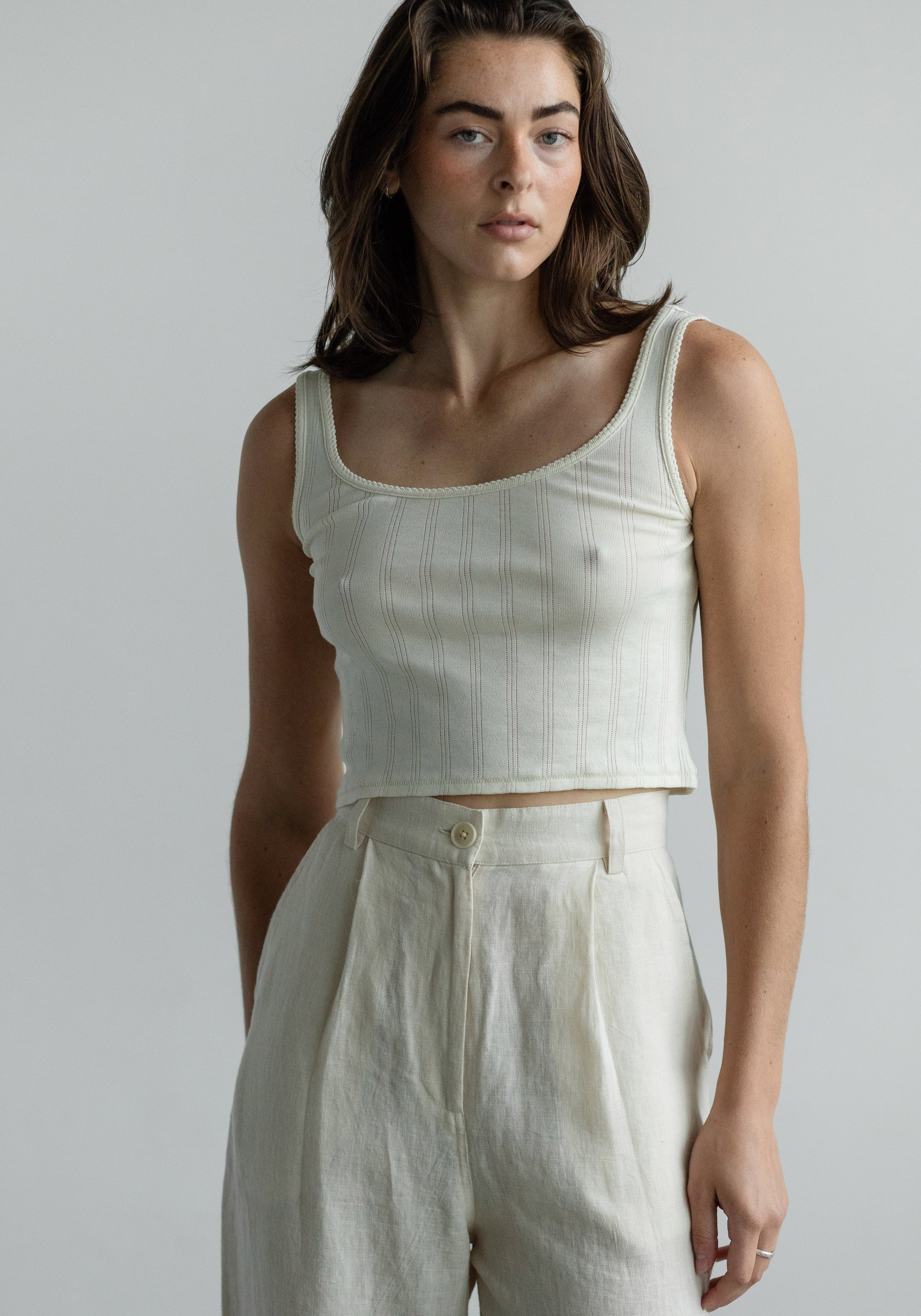 Luca Trouser Salt – First Rite Clothing