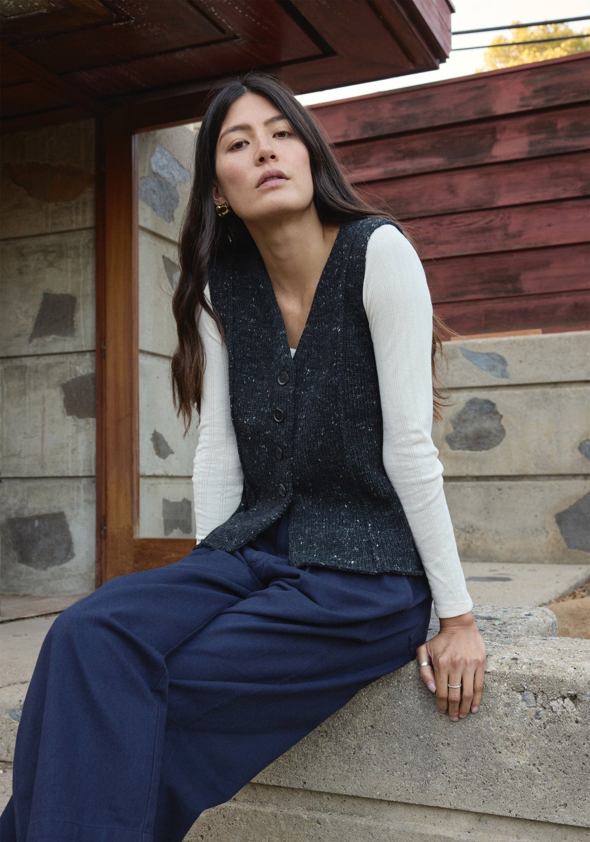 Seamed Vest – First Rite Clothing