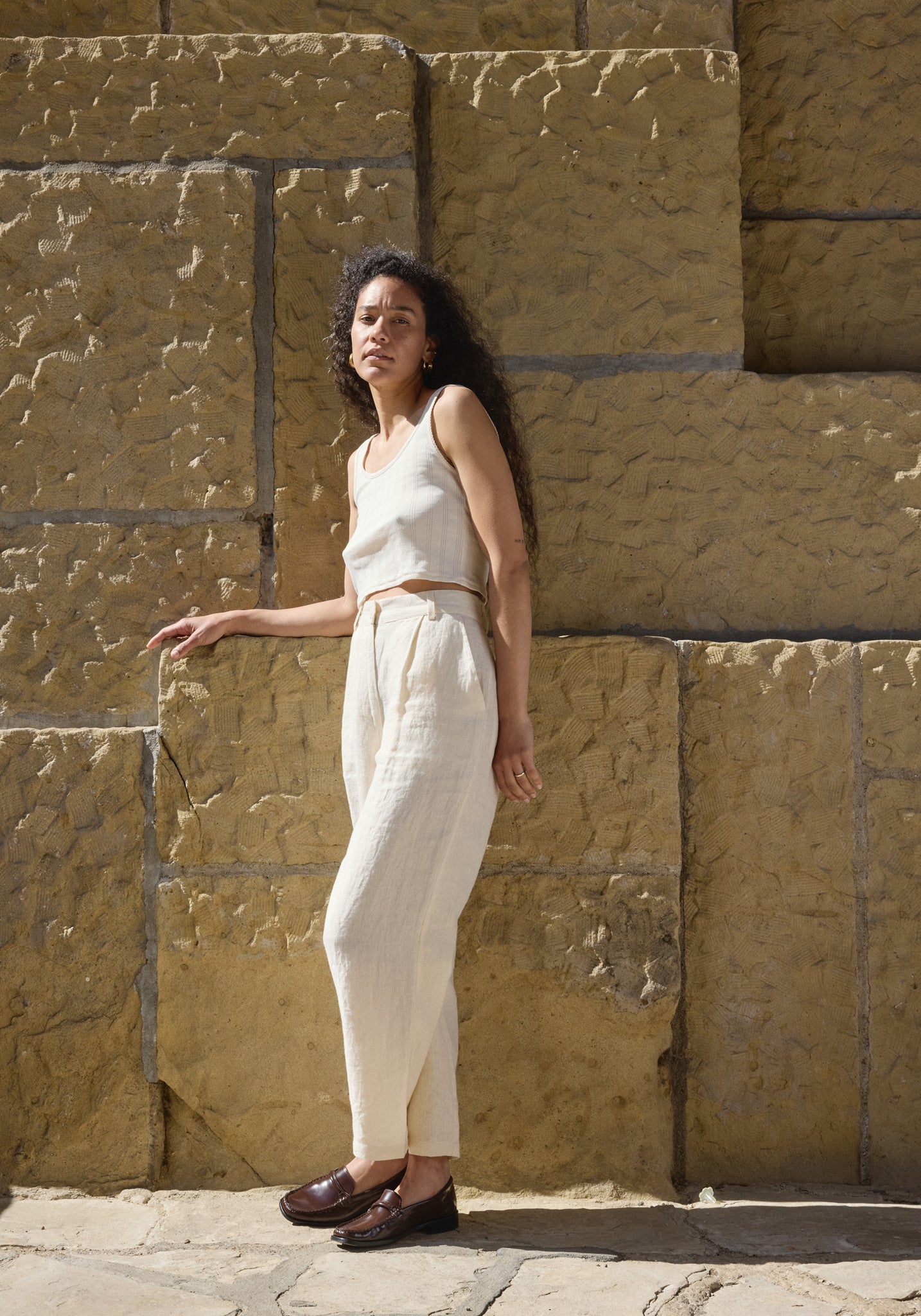 Luca Trouser Salt – First Rite Clothing