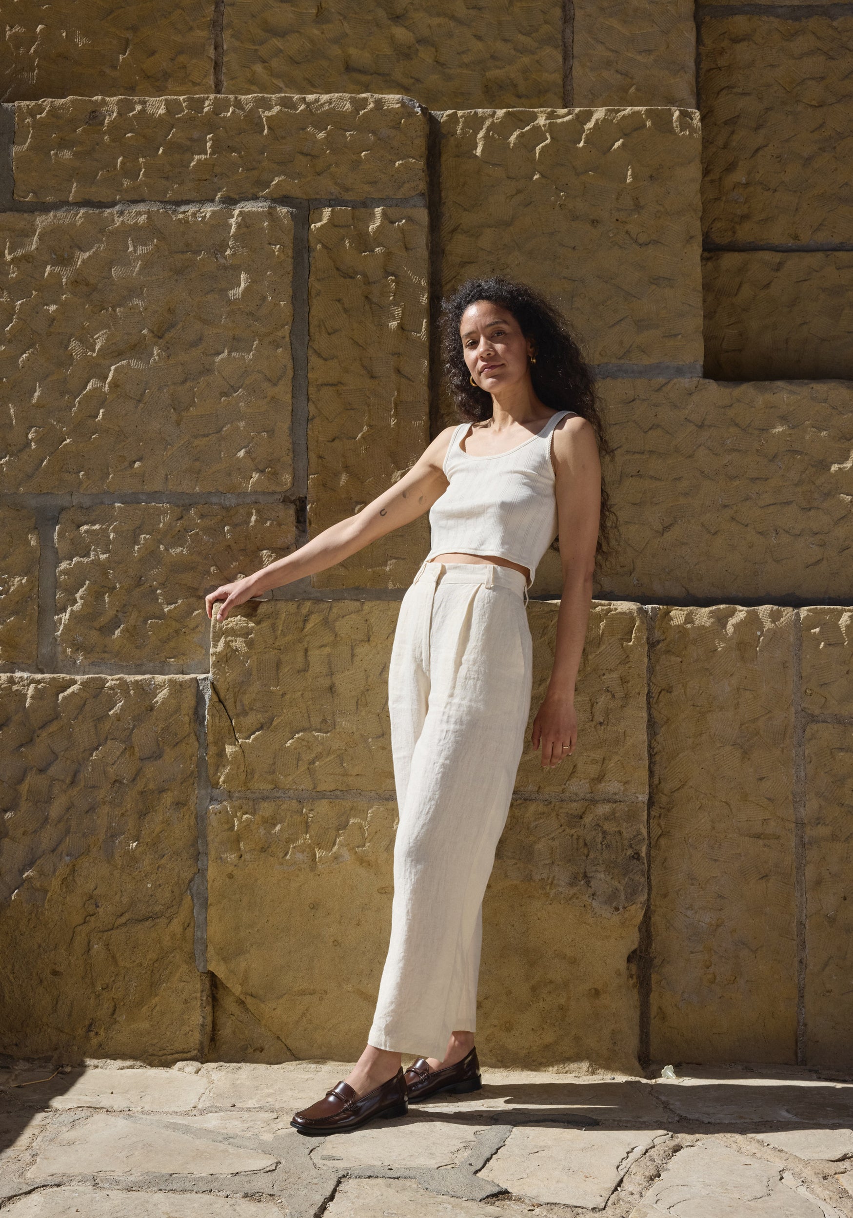 Luca Trouser Salt – First Rite Clothing